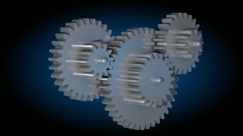 3d Animation of Rotating Gears Stock Footage Video (100% Royalty-free ...