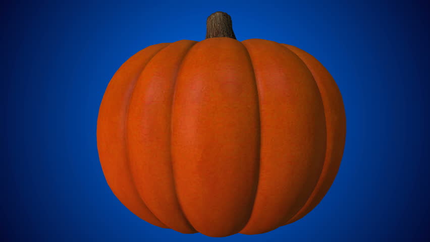 Rotating Pumpkin Loop Animation - Green Screen Stock Footage Video ...