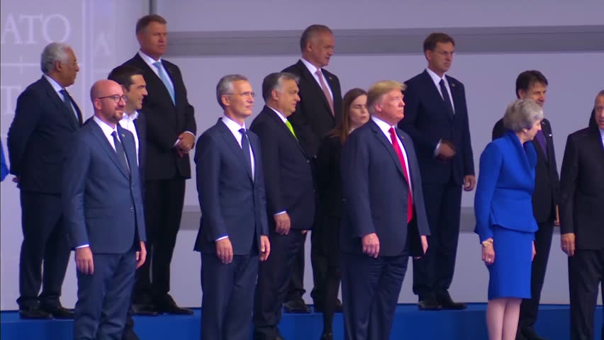 2018 - International Dignitaries Pose Stock Footage Video (100% Royalty ...