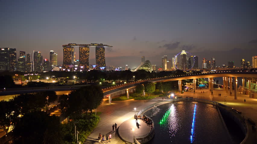 Towers, bridge, skyscrapers, and Cityscape in Singapore image - Free ...