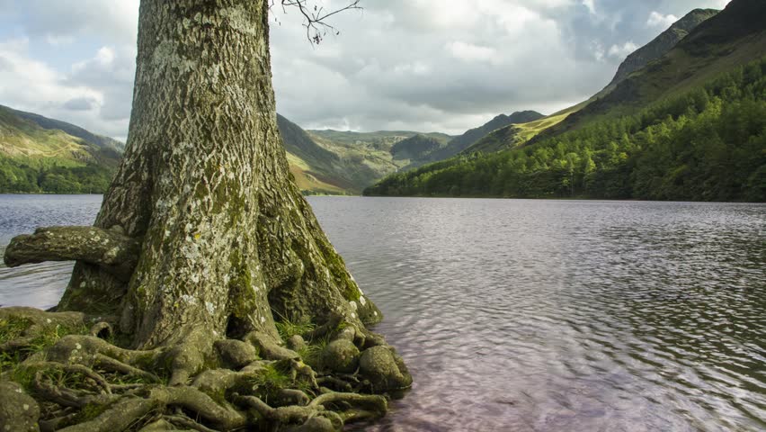 Cumbria UK landscape with lake and mountains image - Free stock photo ...