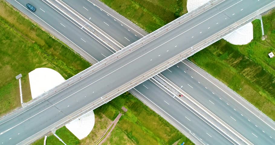 Highway Lanes with landscape bird's eye view image - Free stock photo ...