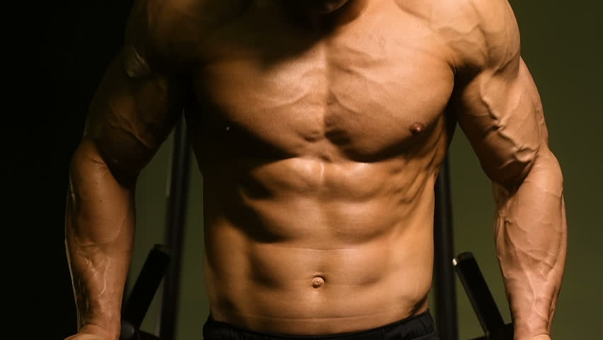 Handsome Athletic Men Pumping up Stock Footage Video (100% Royalty-free ...