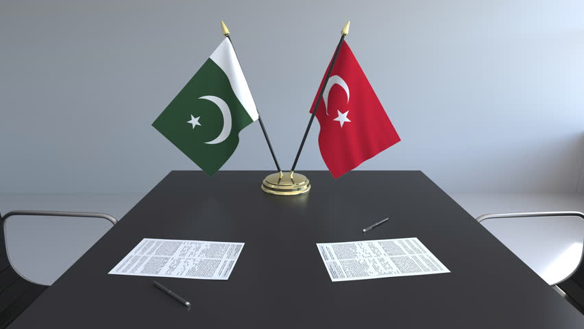 Flags of Pakistan and Turkey Stock Footage Video (100% Royalty-free ...
