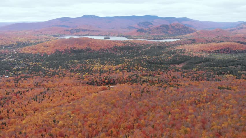 Lake and Mountains landscape in Quebec, Canada image - Free stock photo ...