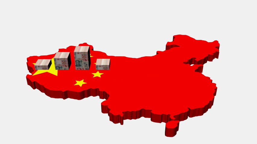 Stock Video Clip of graph on China map flag animation | Shutterstock
