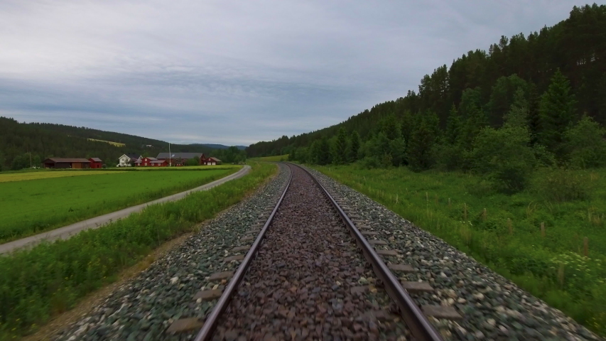 Bridge over the River in Norway image - Free stock photo - Public ...
