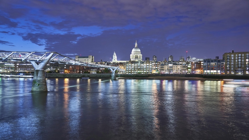 Bridge Across the River Thames in London, England image - Free stock ...