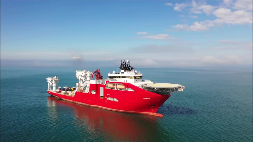 Worlds Largest Cable Laying and Stock Footage Video (100% Royalty-free ...