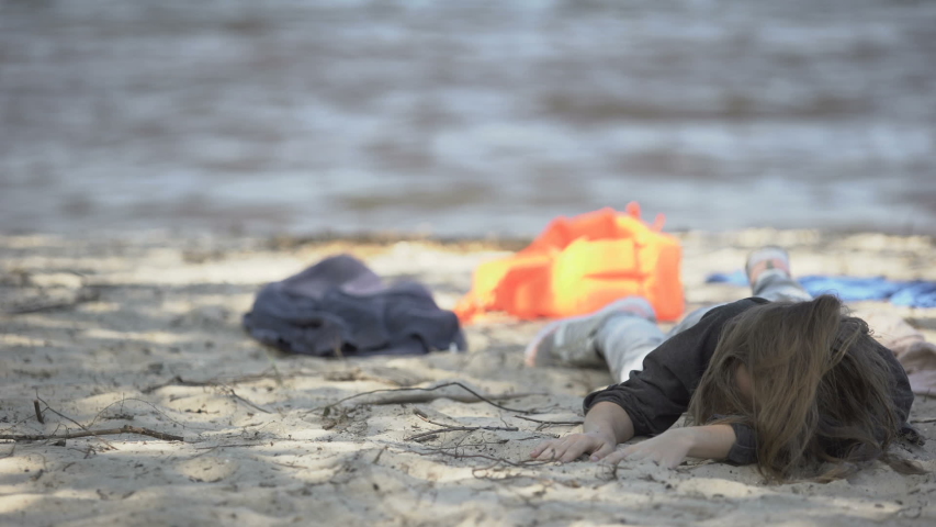 Woman Spitting Out Water, Lying Stock Footage Video (100% Royalty-free ...