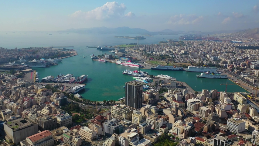 Piraeus, Attica Greece - November Stock Footage Video (100% Royalty ...