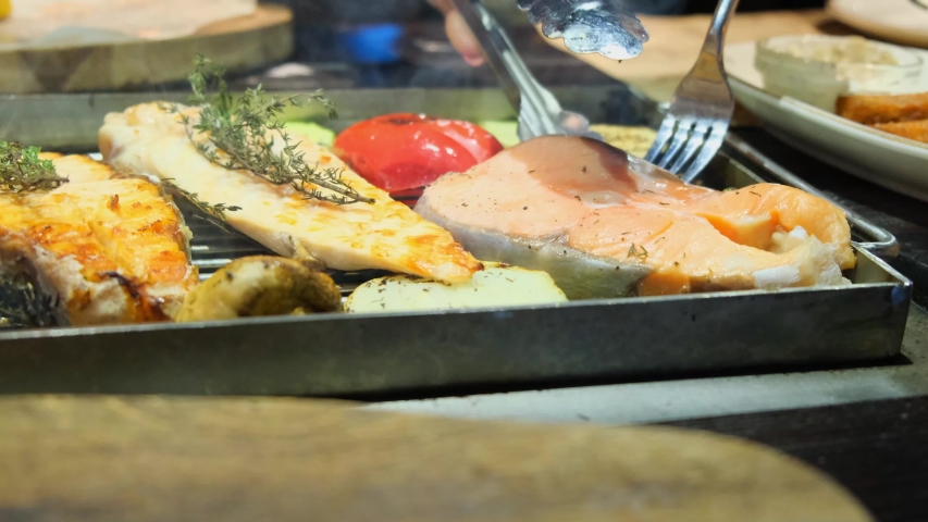 Grilled Salmon Fish Food image - Free stock photo - Public Domain photo ...