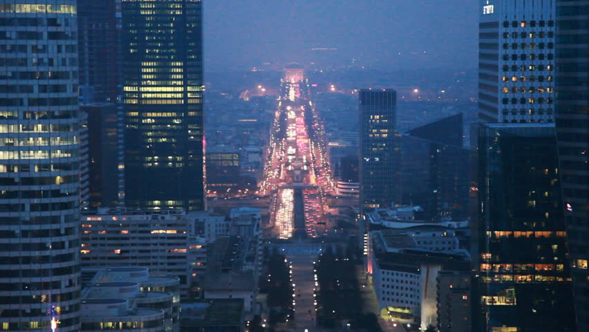 Historical Axis (axe Historique), Passing From Center Paris To West ...