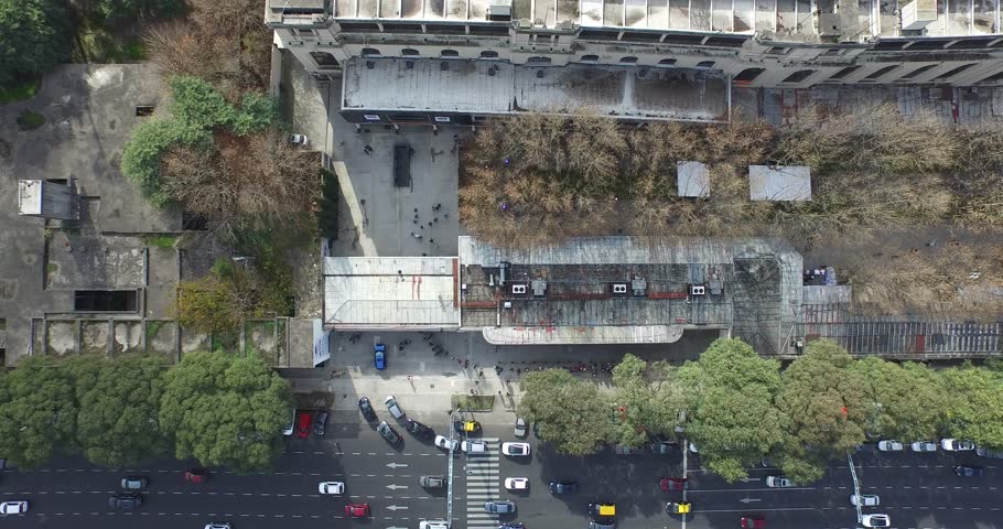 Aerial, Top Drone Scene of Stock Footage Video (100% Royalty-free ...