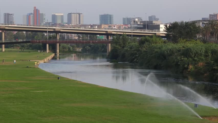 "besós River Park" in Barcelona, Stock Footage Video (100% Royalty-free ...