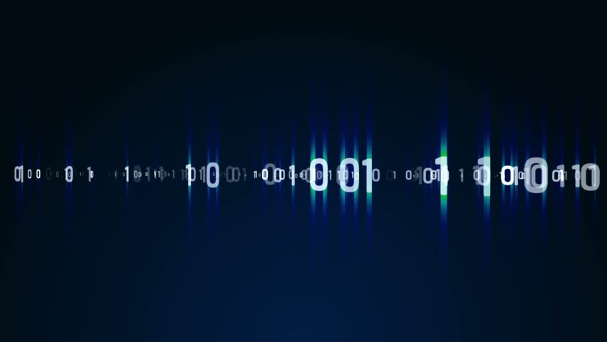 Stock video of 4k blue digital coding animation seamless | 11002988 ...