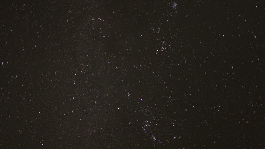 Time Lapse Of Stars Moving Across The Night Sky Stock Footage Video ...