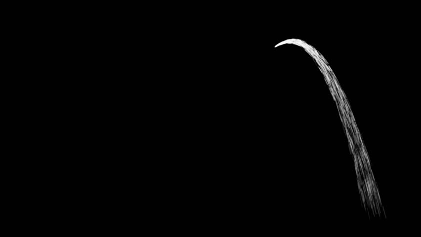 Flowing Water Stream in Alpha Stock Footage Video (100% Royalty-free ...