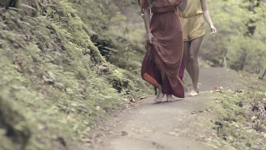 Stock Video Clip of View Of 3 Young Women's Feet As | Shutterstock