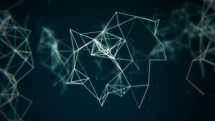 Connection Structure , 3d Animation Stock Footage Video (100% Royalty ...