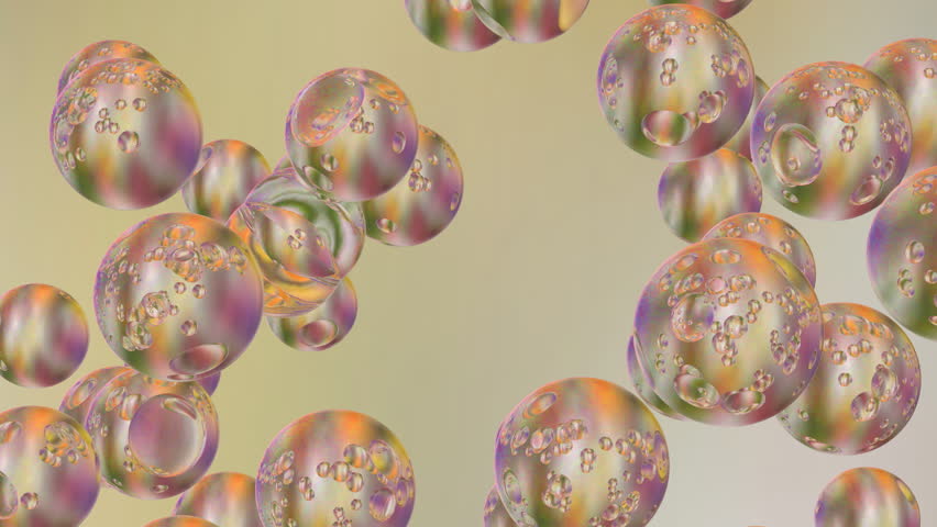 3d Animation of Colored Bubbles Stock Footage Video (100% Royalty-free ...