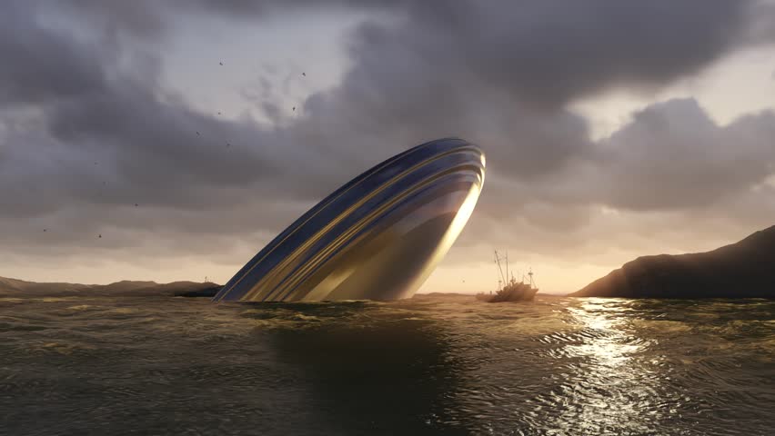 Terraformed Saturn Moon Panorama. Or Some Distant Planet. Stock Footage ...