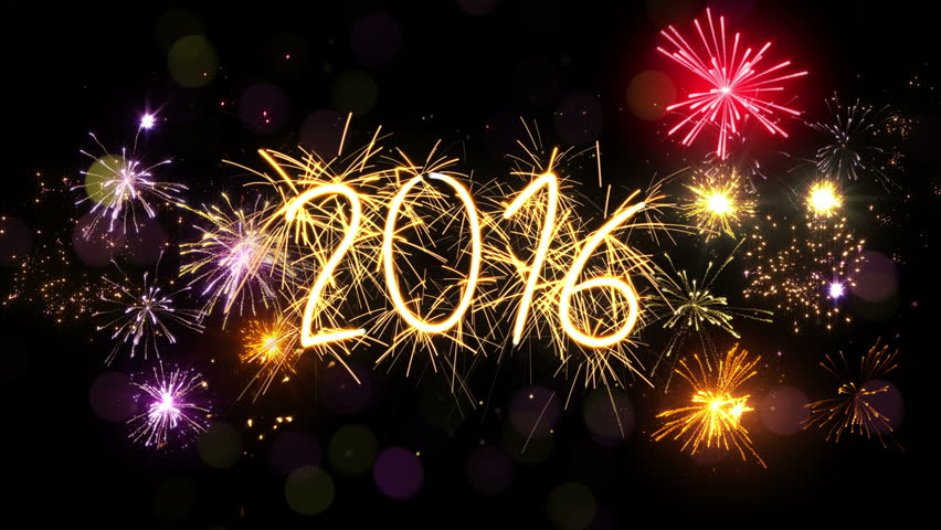 Stock video of new year 2016 sparkler sign and | 13038848 | Shutterstock