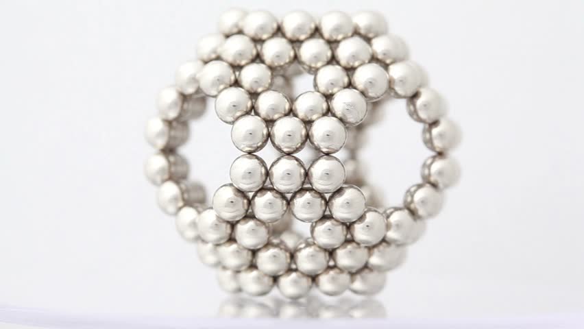 Stock video of magnet balls in spherical structure with | 1317298 ...