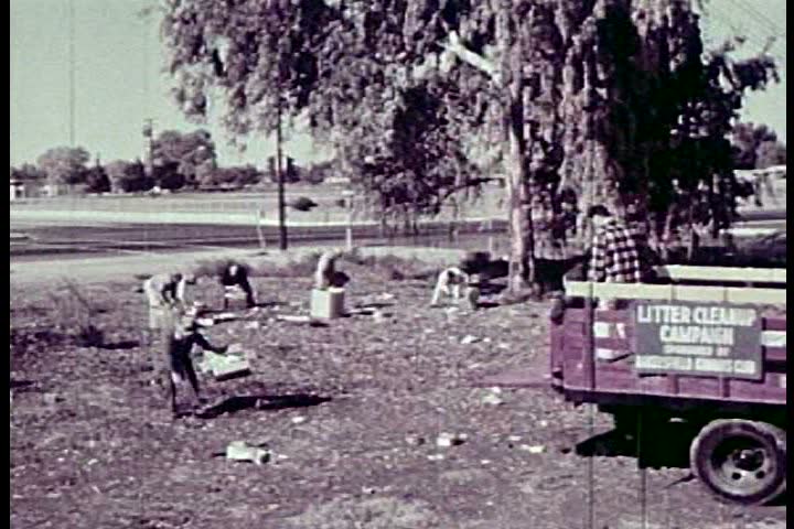 Circa 1960s - Cleanup Campaigns Stock Footage Video (100% Royalty-free ...