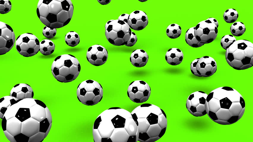 Bouncing Soccer Balls On Green Stock Footage Video (100% Royalty-free ...
