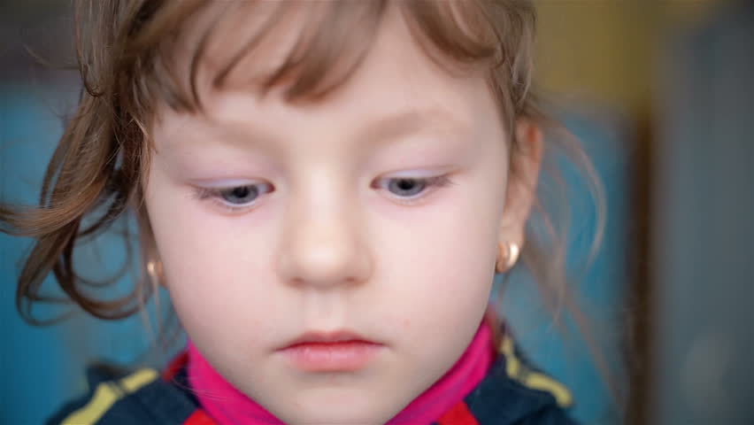Spoiled Brat - A Stroppy Little Girl Is Very Disappointed In A Surprise ...