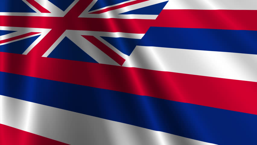 Hawaii Flag Loop 1 Stock Footage Video 1372762 | Shutterstock