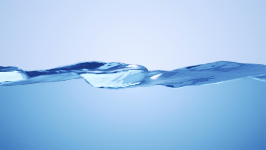 Beautiful Water Surface. Abstract Background With Animation Waving Of ...