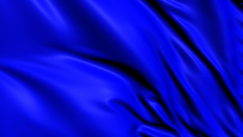 A Background Of Rippled And Folded Deep Royal Blue Fabric Material ...
