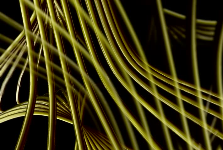 Yellow Pulsating Strings Stock Footage Video (100% Royalty-free ...