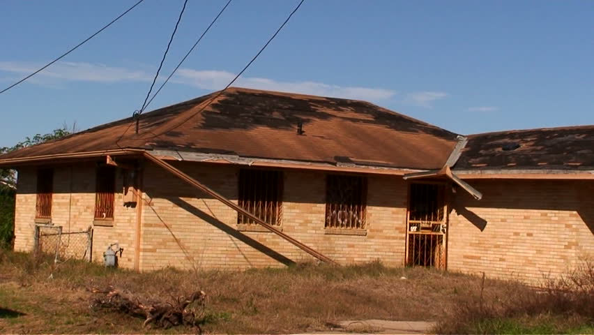 Shots of Damaged Home Exterior Stock Footage Video (100% Royalty-free ...