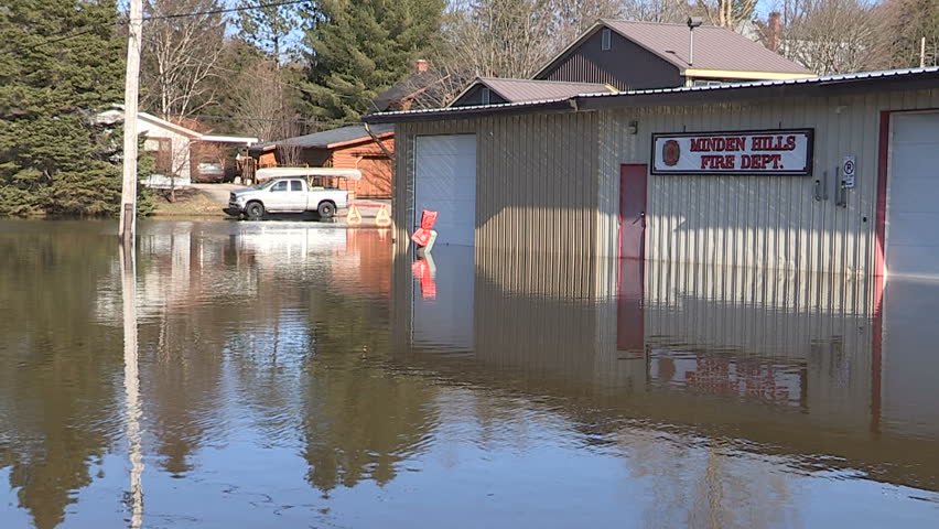 Minden, Ontario, Canada May 2013 Stock Footage Video (100% Royalty-free ...