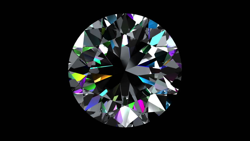 Background Brilliance Of Diamonds, Rainbow Reflection Stock Footage ...