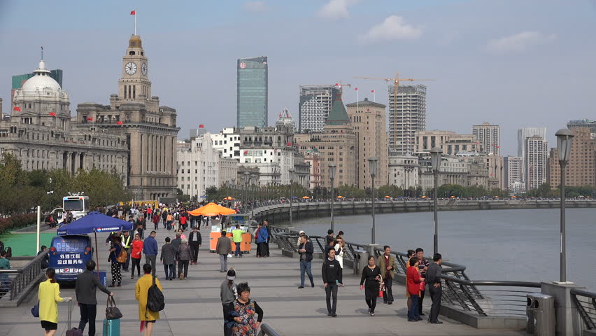 Shanghai, China - 31 October Stock Footage Video (100% Royalty-free ...