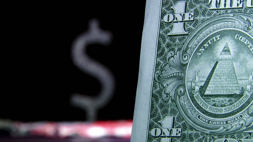 One Dollar and Symbol. Us Stock Footage Video (100% Royalty-free ...