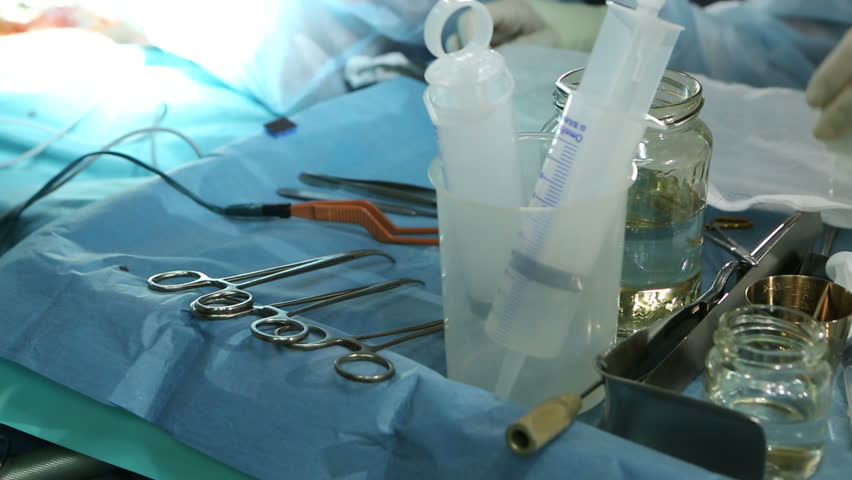 Surgical Tools in Surgery Room Stock Footage Video (100% Royalty-free ...