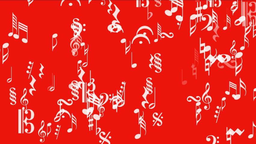 Stock video of 4k music notes background,symbols melody composition ...