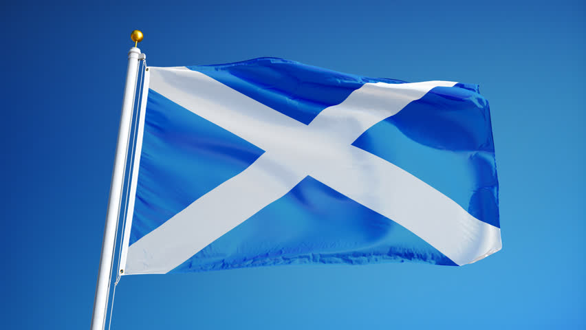 Scotland Flag Stock Footage Video | Shutterstock