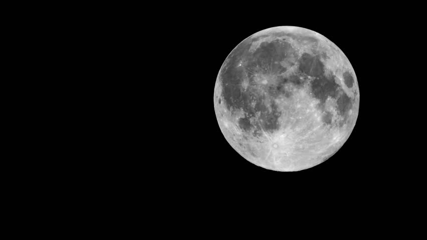 Motion Graphic - HD - Looping - The Night Sky With The Moon And Stars ...