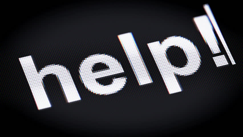 "help!" On the Screen Stock Footage Video (100% Royalty-free) 16070008 ...