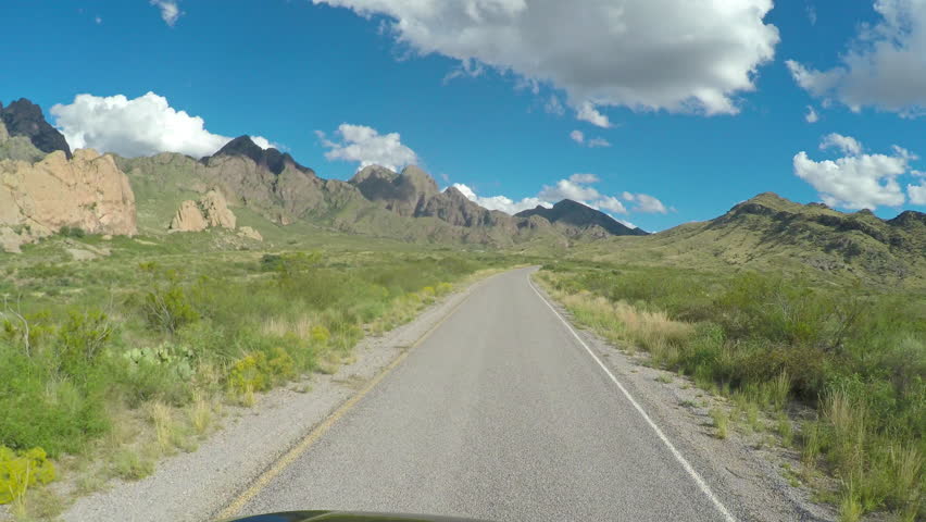 View Driving Along a Single Stock Footage Video (100% Royalty-free ...