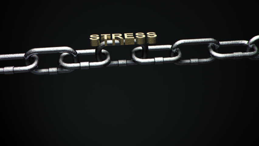 The Weakest Link A Plastic Tie Joining Together Metal Chain Represents ...