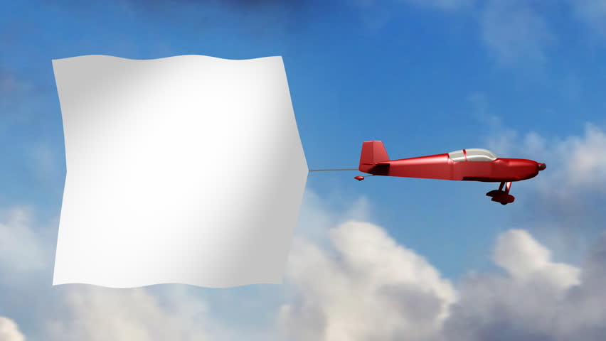 Plane Banner Stock Footage Video | Shutterstock