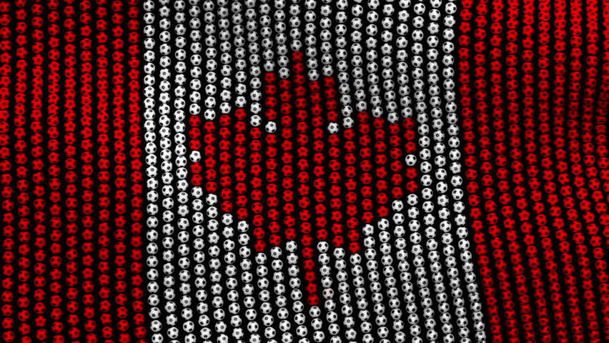 Glowing Flag Of Canada - Canada 05 (HD) - Animation Of Glowing Flag Of ...