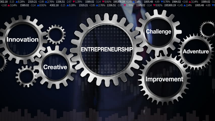 Stockvideo von gear with keyword, innovation, creative, improvement ...